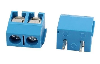 Blue 2-Pin Screw Terminal Block Connector 5.08mm Pitch