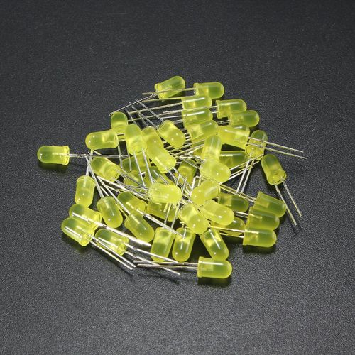 Diffused 5mm Yellow, Red, Green, Blue, White LEDs