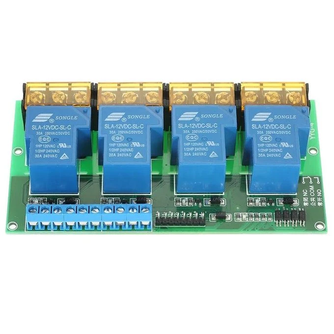 30A 4 Channel Relay Module Expansion Board (12VDC)