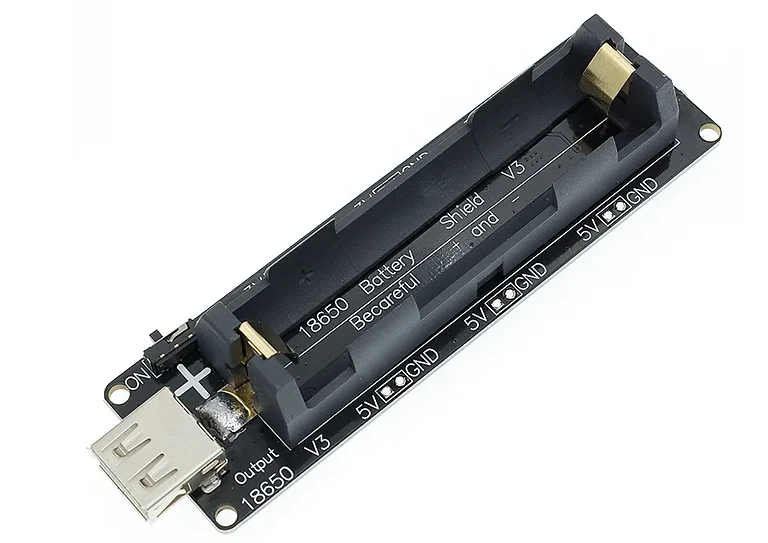 18650 Battery Charge Shield Board V3 Micro USB Port Type-A USB