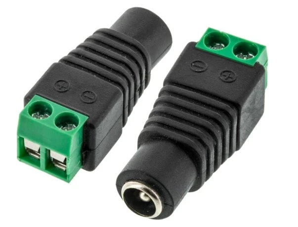 2.1mm DC Power female Jack plug adapter