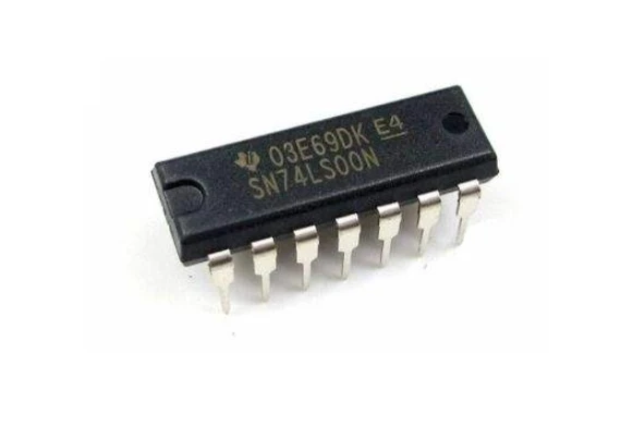 SN74LS00N, Quad 2-Input NAND Logic Gate (Original chip)