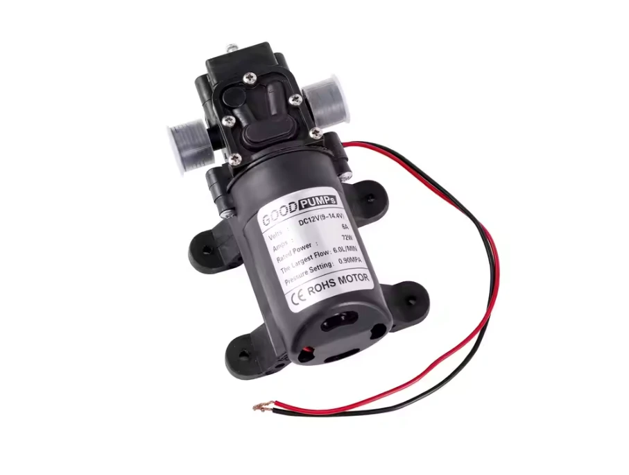 DC12V 72W 6A 20mm Mini Micro Electrical Reflux Water Pump , Diaphragm ...