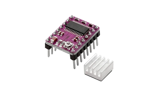 DRV8825 stepper motor driver module with heat sink